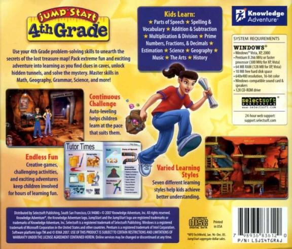 JumpStart 4th Grade Deluxe – NeverDieMedia