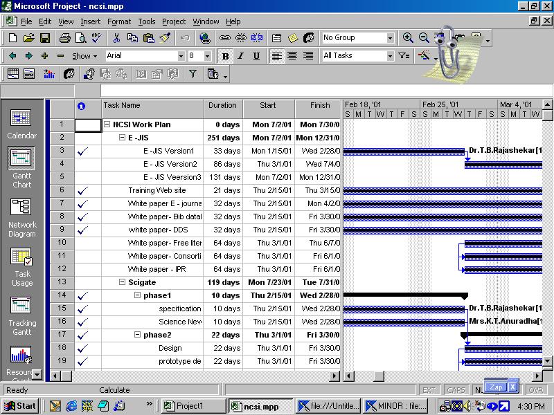 Microsoft Project 2000 – NeverDieMedia