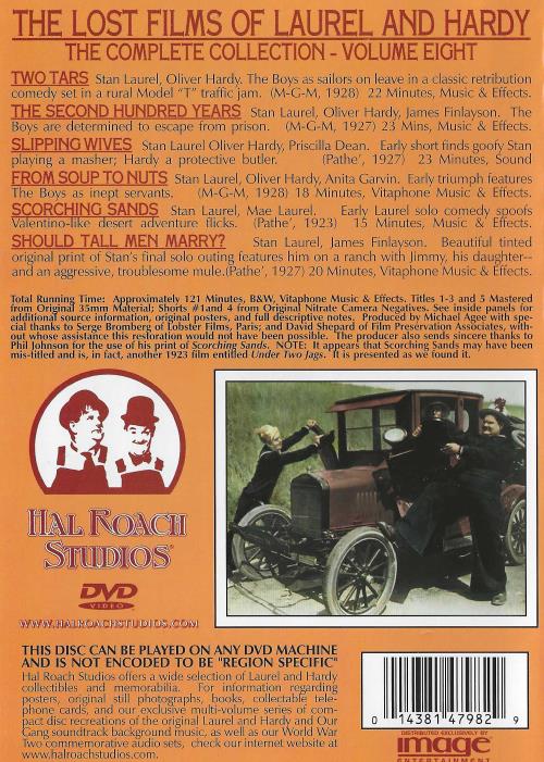 The Lost Films Of Laurel & Hardy: The Complete Collection Vol. 8 – NeverDieMedia