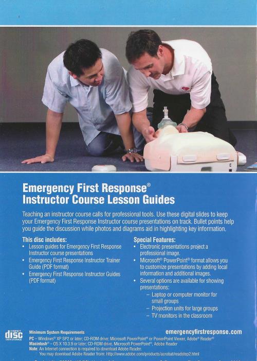 Emergency First Response: Instructor Course Lesson Guides – NeverDieMedia
