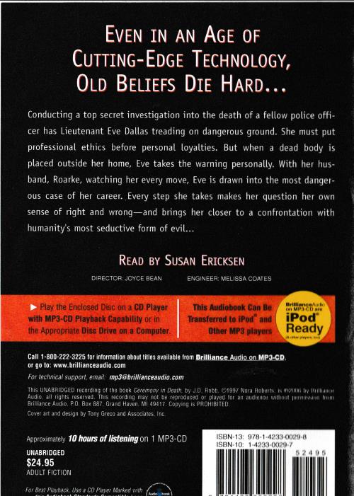 Ceremony In Death Unabridged – NeverDieMedia