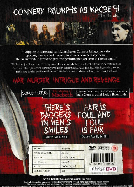 Macbeth: A Tragedy By William Shakespeare – NeverDieMedia