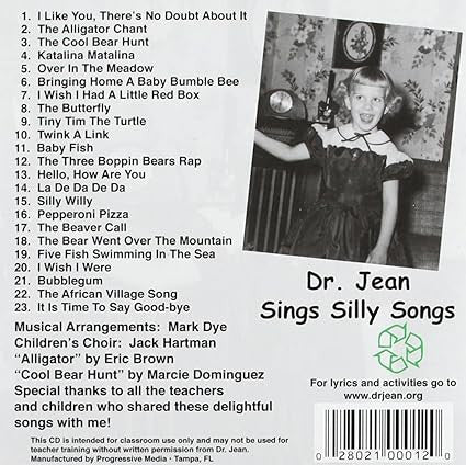 Dr. Jean: Sings Silly Songs – NeverDieMedia