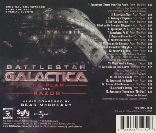 Battlestar Galactica: The Plan And Razor: Original Soundtrack From The ...