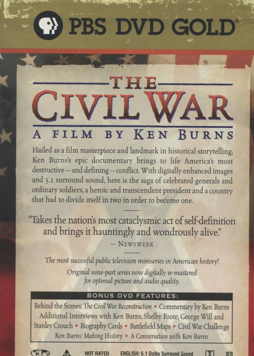 The Civil War: A Film By Ken Burns Gold 5-Disc Set – NeverDieMedia