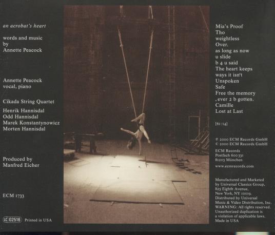 Annette Peacock: An Acrobat's Heart – NeverDieMedia