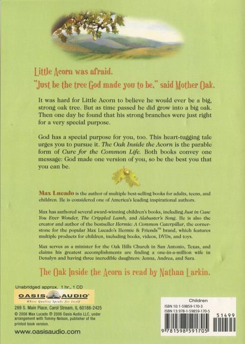 The Oak Inside The Acorn Unabridged – NeverDieMedia