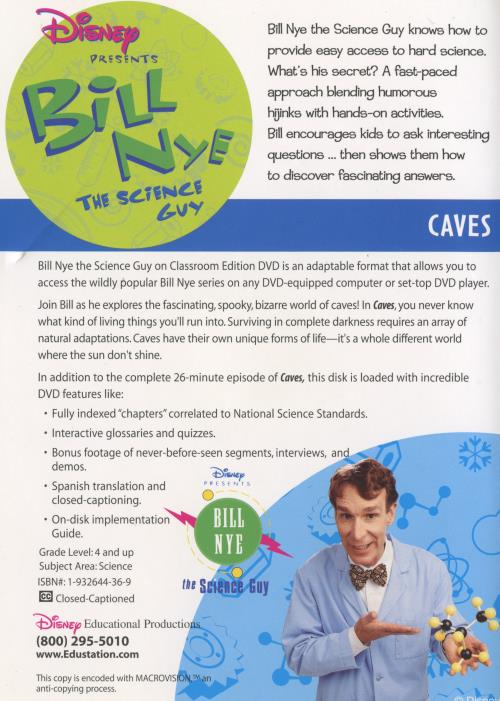 Bill Nye The Science Guy: Caves – NeverDieMedia