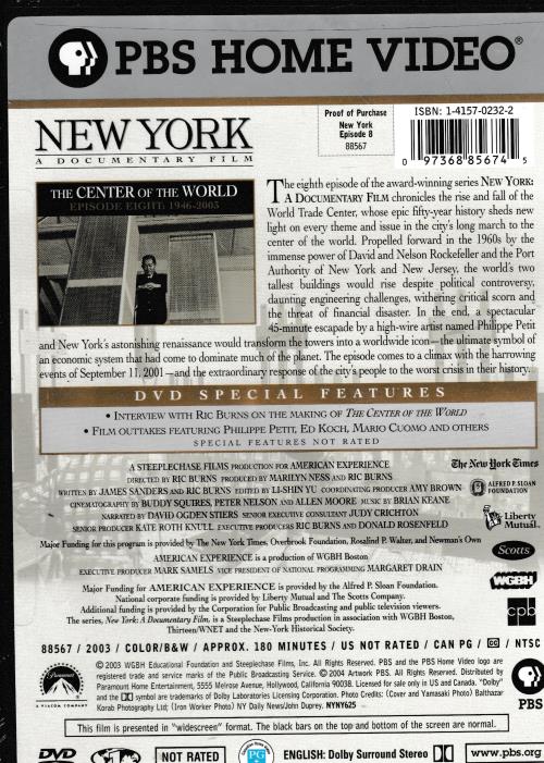 American Experience: New York: The Center Of The World Episode 8 ...