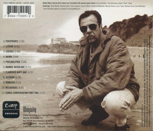 Bobby Matos And His Afro Cuban Jazz Ensemble: Footprints – NeverDieMedia