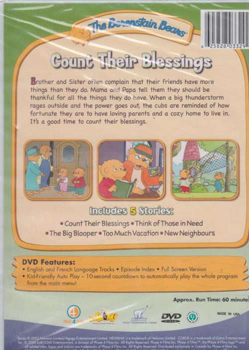 The Berenstain Bears: Count Their Blessings – NeverDieMedia