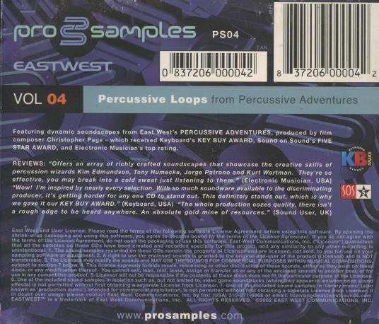 Pro Samples: Percussive Loops From Percussive Adventures Volume 4 2-Di – NeverDieMedia