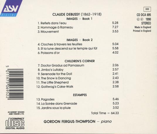 Debussy: Complete Piano Music Vol. 1 – NeverDieMedia