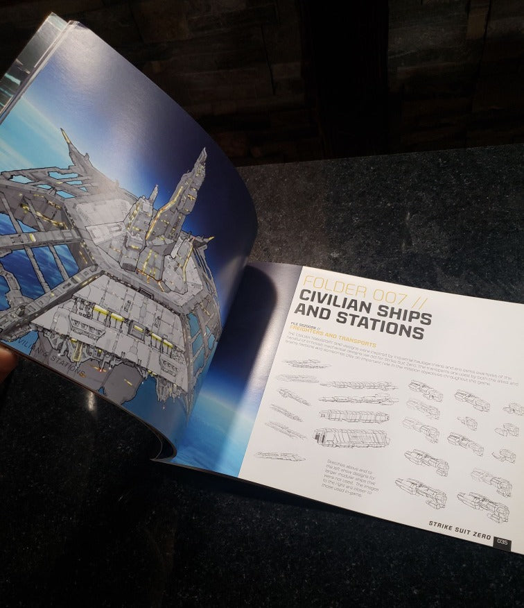 Strike Suit Zero Art Book – NeverDieMedia