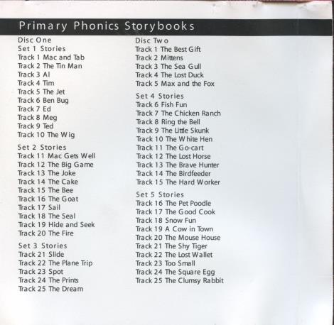 Primary Phonics Storybooks: 50 Storybooks 2-Disc Set – NeverDieMedia