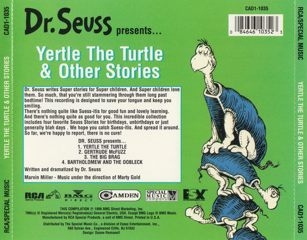 Dr. Seuss: Yertle The Turtle And Other Stories – NeverDieMedia