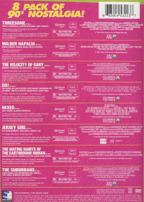 90s Night In: 8 Movie Set 2-Disc Set – NeverDieMedia