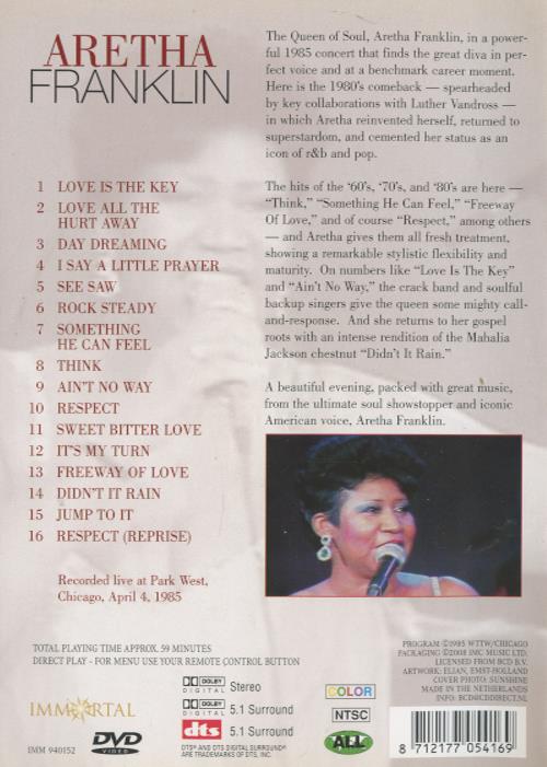 Aretha Franklin: The Queen Of Soul: Live From Chicago – NeverDieMedia