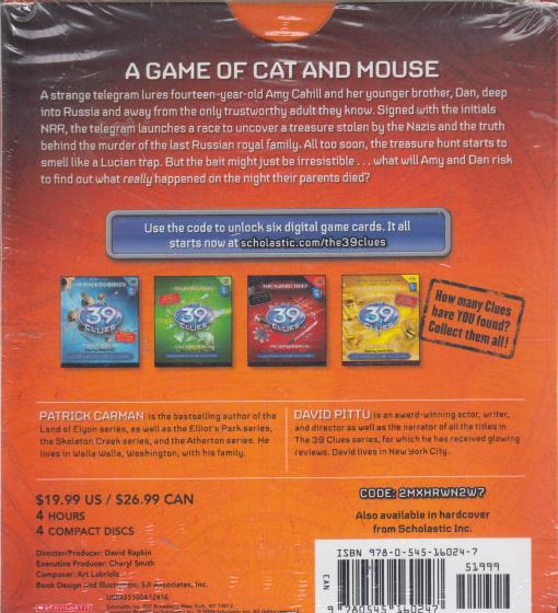 The 39 Clues The Black Circle: Book Five Unabridged 4-Disc Set ...