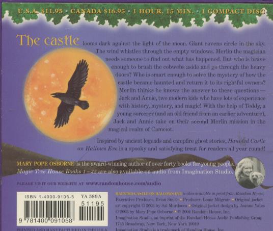 Mary Pope Osborne: Magic Tree House: Haunted Castle On Hallows Eve #30 ...