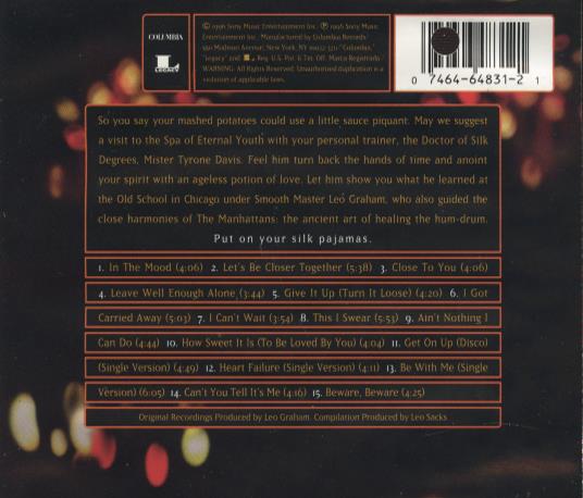 Tyrone Davis: The Best Of Tyrone Davis: In The Mood – NeverDieMedia