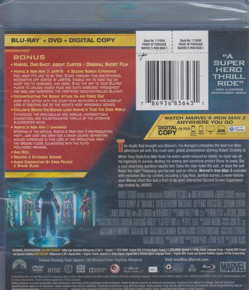 Iron Man 3 2-Disc Set – NeverDieMedia