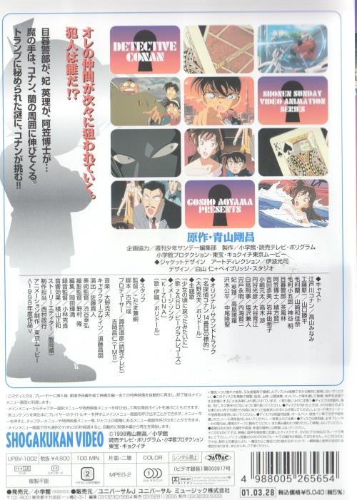 Detective Conan: The Fourteenth Target NTSC Region 2 – NeverDieMedia