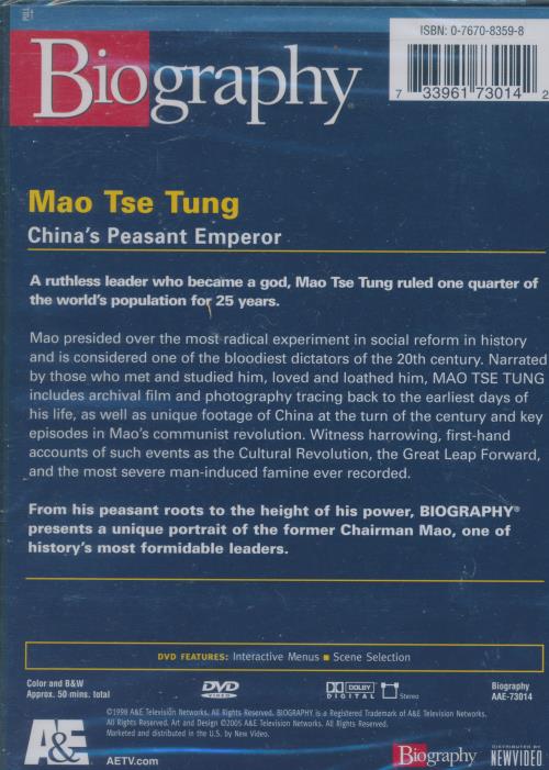 Biography: Mao Tse Tung: China's Peasant Emperor – NeverDieMedia