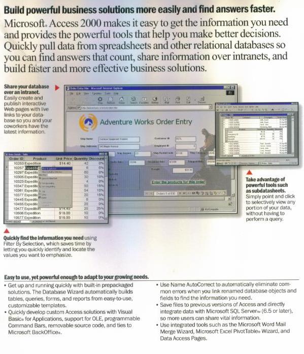 Microsoft Access 2000 Upgrade – NeverDieMedia