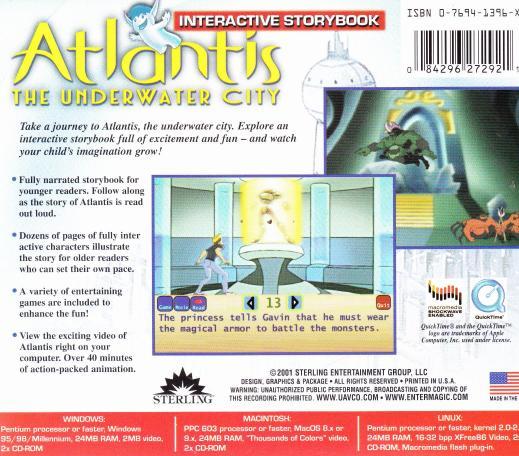 Atlantis: The Underwater City Interactive Storybook – NeverDieMedia