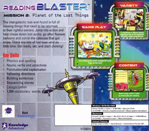 Reading Blaster: Mission 2 – NeverDieMedia