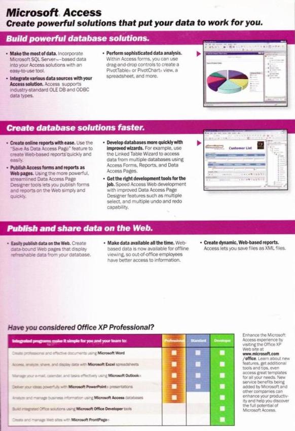 Microsoft Access 2002 Upgrade – NeverDieMedia