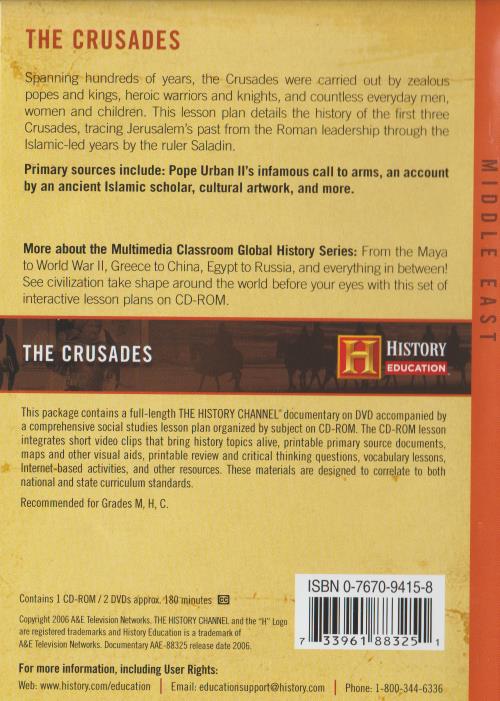 Global History Series: The Crusades Interactive Lesson Plan: Middle Ea ...