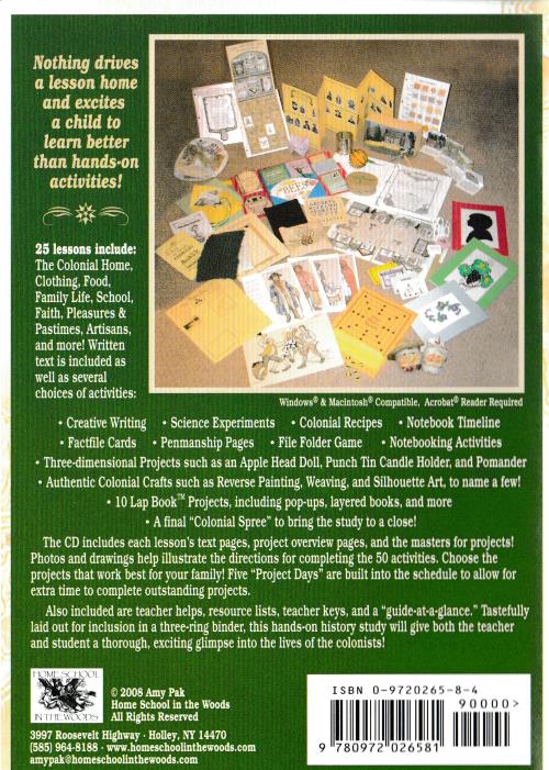 History Study Time Travelers: Colonial Life – NeverDieMedia