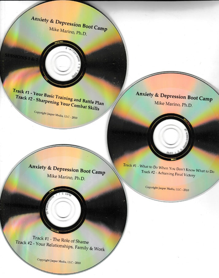 Anxiety & Depression Boot Camp w/ No Artwork – NeverDieMedia