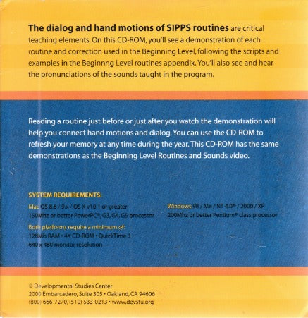 SIPPS: Beginning Level: Routines & Sounds 2nd Edition – NeverDieMedia