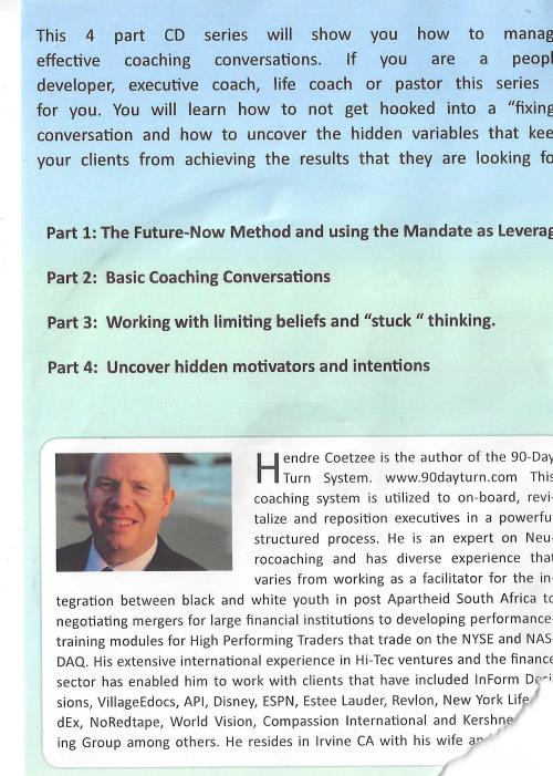 Managing Effective Coaching Conversations 2-Disc Set – NeverDieMedia