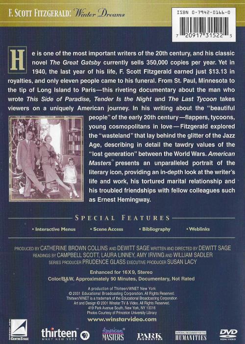 F. Scott Fitzgerald: Winter Dreams – NeverDieMedia