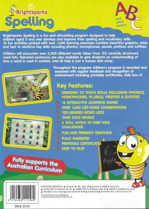 Brightsparks Spelling – NeverDieMedia