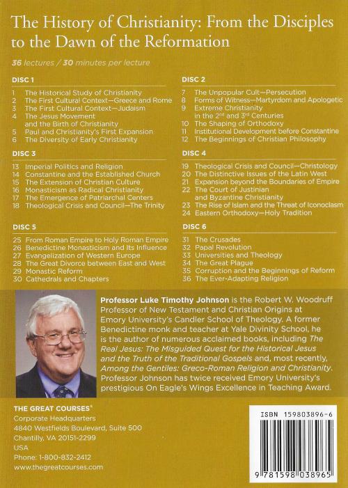 The Great Courses: The History Of Christianity: From The Disciples To ...