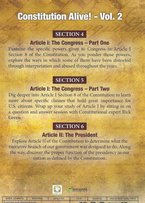 Constitution Alive! Vol. 2 – NeverDieMedia