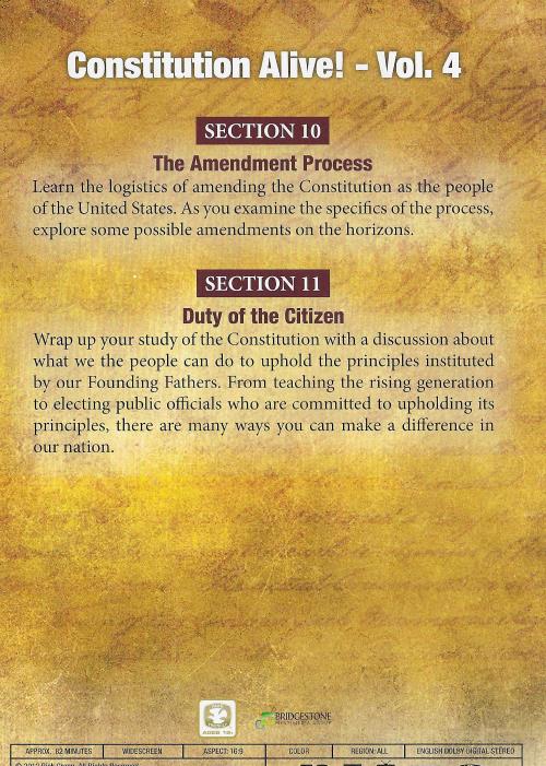 Constitution Alive! Vol. 4 – NeverDieMedia