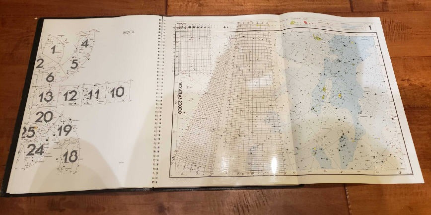 Sky Atlas 2000.0 Deluxe w/ Plastic Overlay – NeverDieMedia