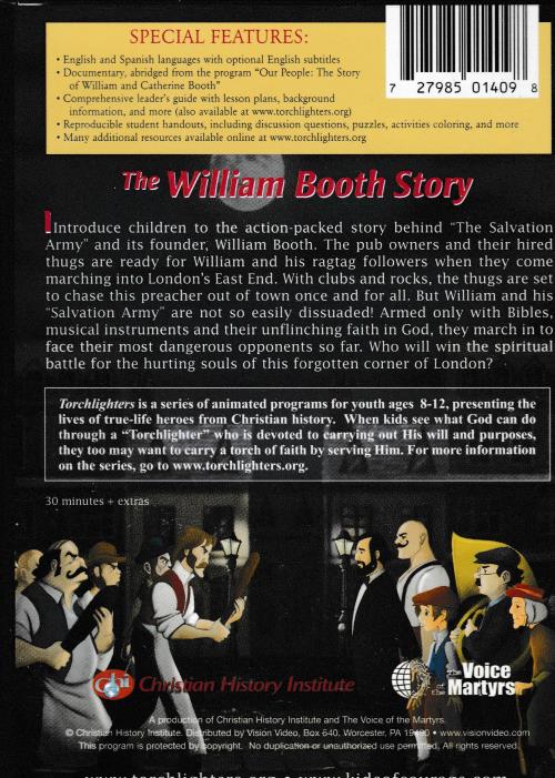 The Torchlighters Heroes Of The Faith: The William Booth Story – NeverDieMedia