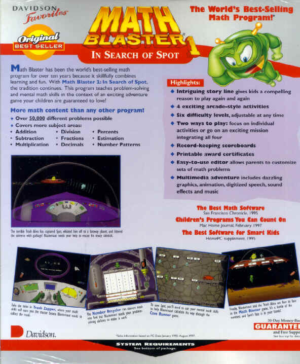 Math Blaster: In Search Of Spot – NeverDieMedia