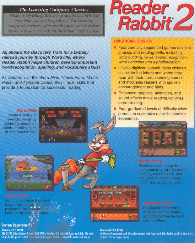 Reader Rabbit 2 Deluxe – NeverDieMedia