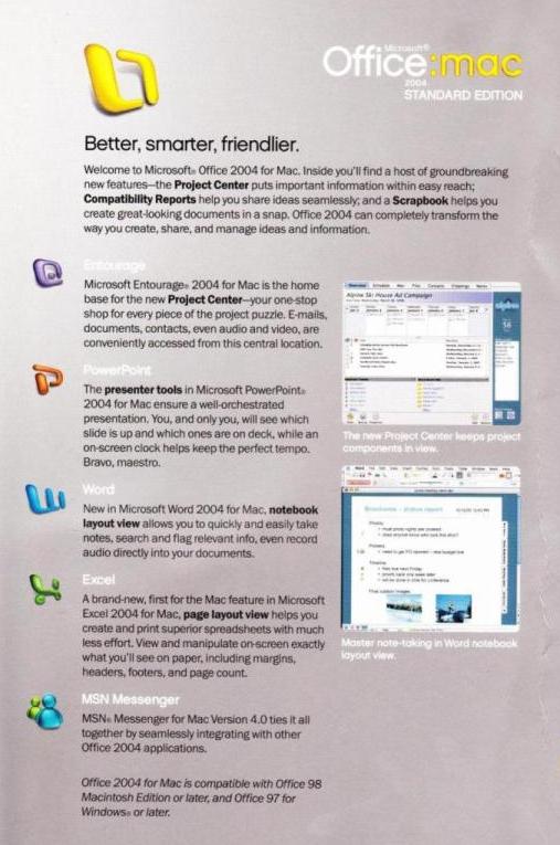 Microsoft Office 2004 – NeverDieMedia