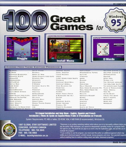 100 Great Games for Windows 95 – NeverDieMedia