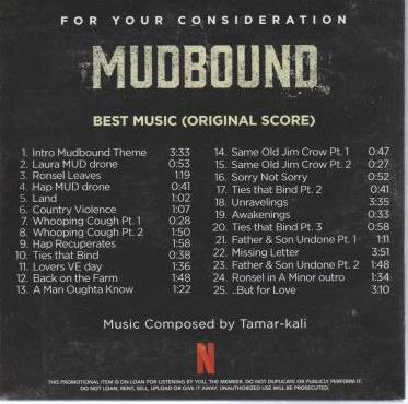 Mudbound: Best Music (Original Score) FYC Promo w/ Artwork – NeverDieMedia