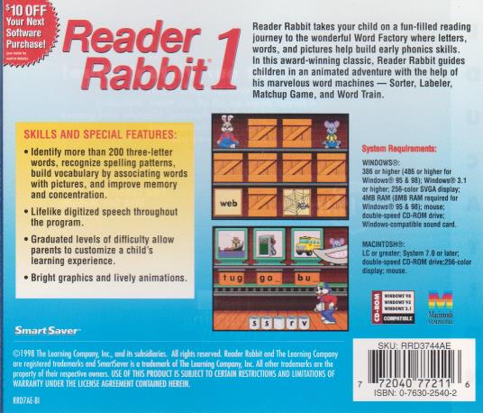 Reader Rabbit 1 – NeverDieMedia